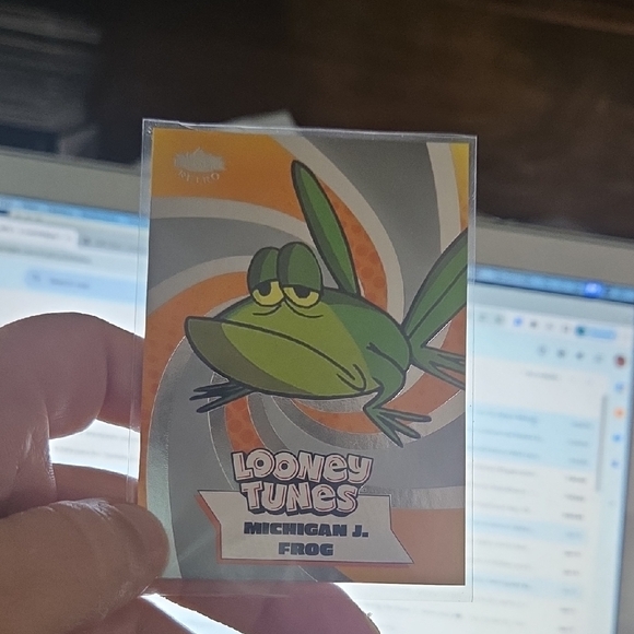 fleer | Toys | Looney Tunes Michigan J Frog Trading Card | Poshmark